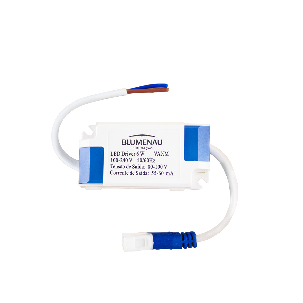 Driver para painel LED - 6W - Blumenau Iluminação - Se tem luz, tem gente