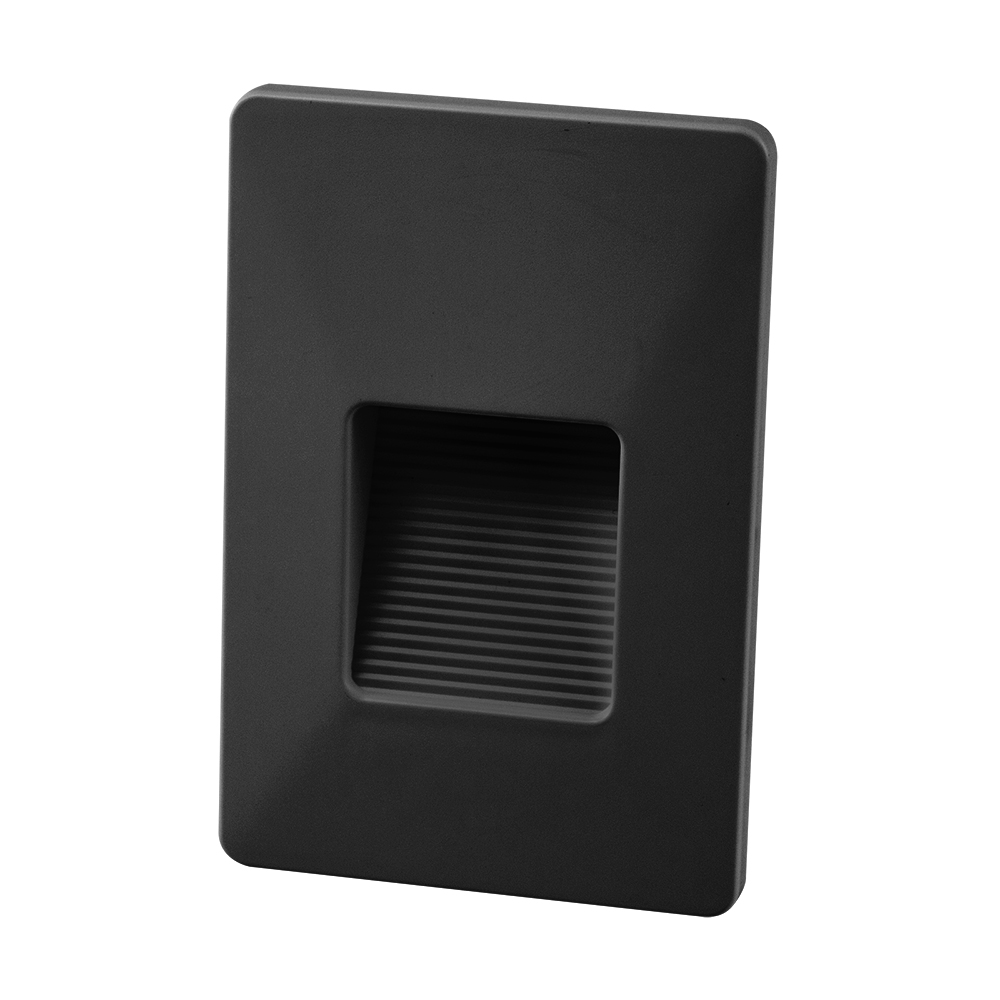 Balizador LED Light Embutir 2W 3.000K - Preto - Blumenau Iluminação ...