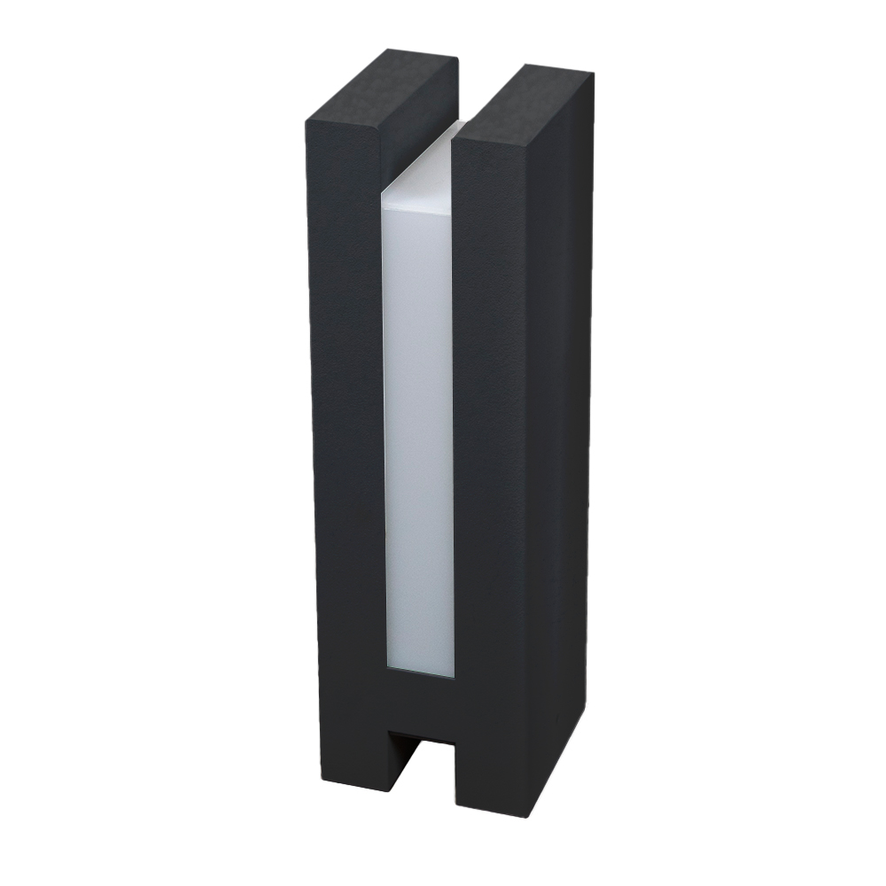 Balizador LED Lumos 30cm 127V - Preto Fosco - Blumenau Iluminação - Se ...