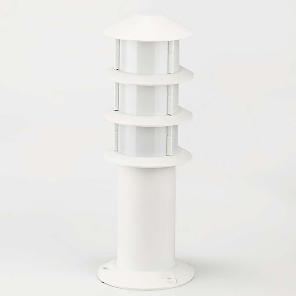 Balizador Oriental 35cm - Branco Fosco - Blumenau Iluminação - Se tem ...