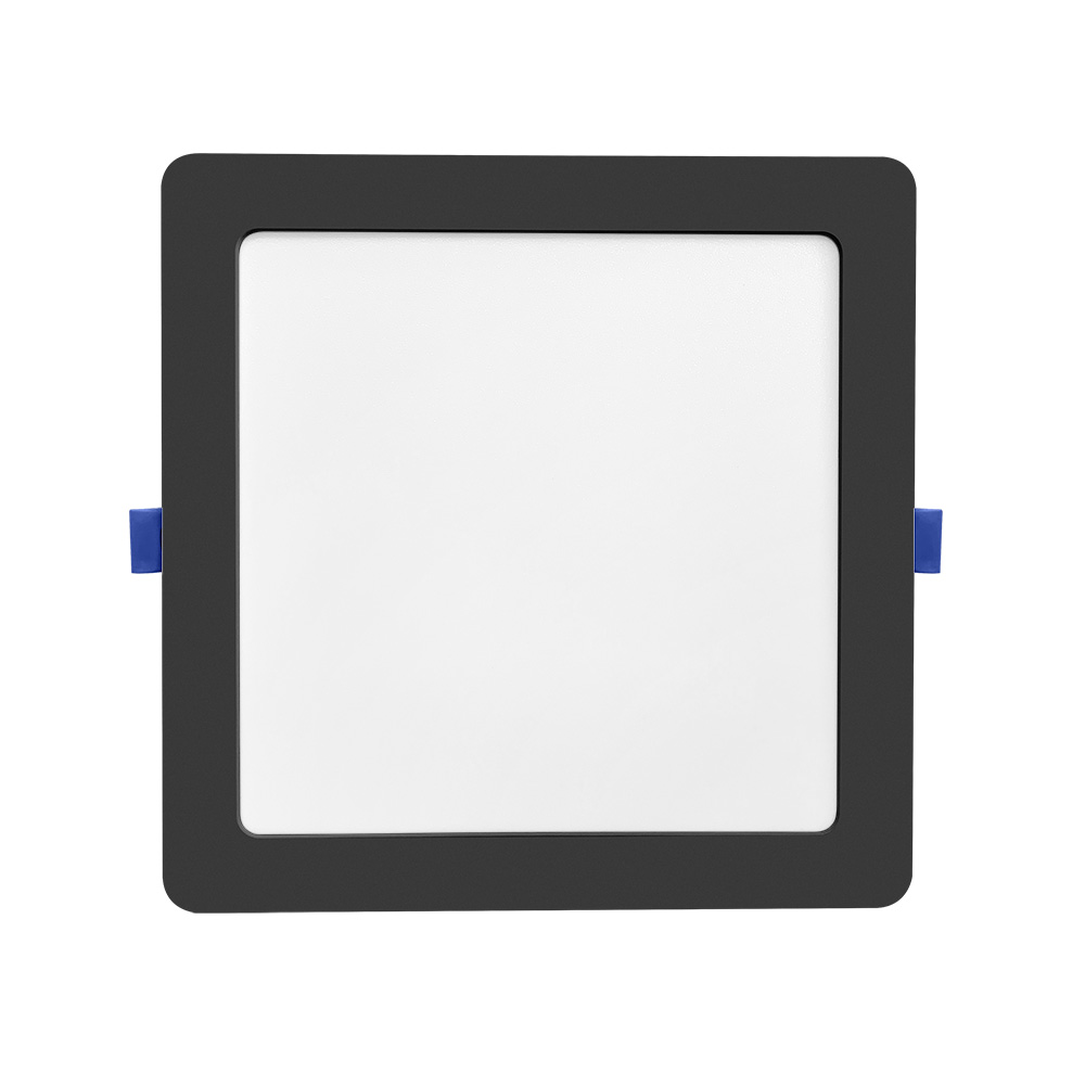 Painel LED Play Embutir Quadrado 18W Bivolt 6.500K - Preto - Blumenau ...
