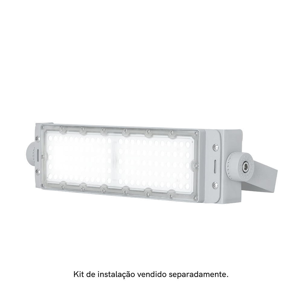 Projetor Modular BPM 100W Bivolt 3.000K - Cinza - Blumenau Iluminação ...